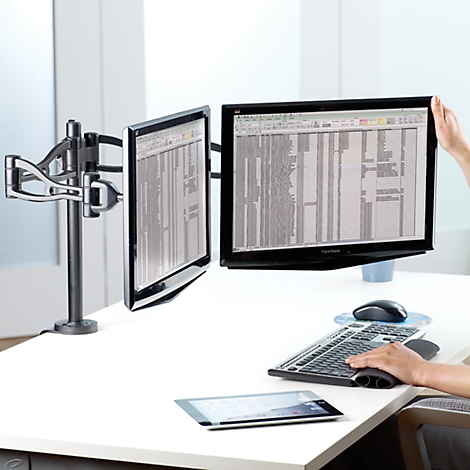 Monitorhalterung Fellowes Professional Doppel-Monitorarm, schwenkbar ...