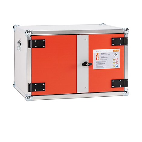 CEMO acculaadkast Basic, brandwerend F60, 4-voudige contactdoos 3500 W ...