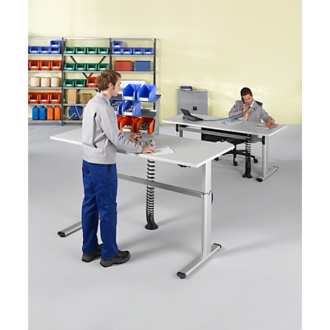 Elektrisch in hoogte verstelbare werktafel, B 1600/1800 x D 800 x H 725 ...