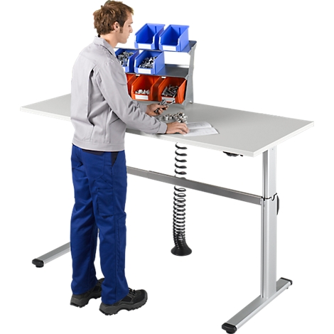 Elektrisch in hoogte verstelbare werktafel, B 1600/1800 x D 800 x H 725 ...