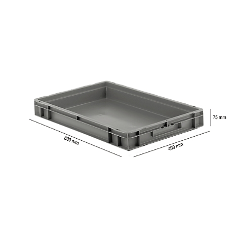 Euro Box serie EF, bodem 600 x 400 mm voordelig kopen | Schäfer Shop