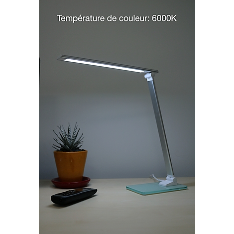 Lampe de table LED Popy, 5 W, 500 lm, 3000-6000 K, 3 intensités ...