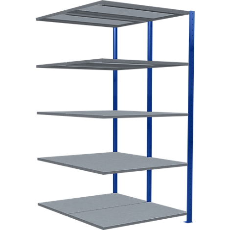 Schulte Lagertechnik Fachbodenregal-Stecksystem MULTIplus 150, Doppel ...