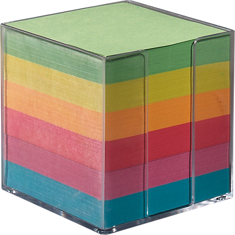 Zettelbox, transparent, 95x95x95 mm, 700 Blatt günstig kaufen | Schäfer ...