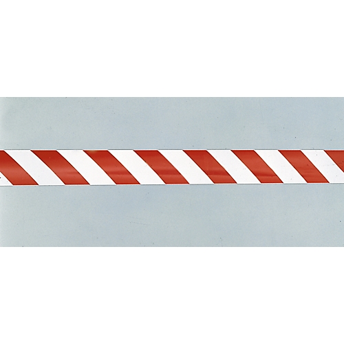 Absperrband, Polyethylen-Folie, 100 m/500 m x 80 mm, rot und weiß ...