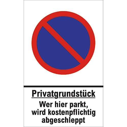 Parkverbot-Schilder (Alu-Paneel) günstig kaufen | Schäfer Shop