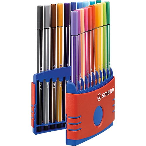 STABILO® viltstiften pen 68 Colorparade, in box van 20 stuks voordelig ...