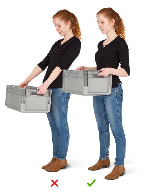 Richtig heben und tragen: so geht’s I Schäfer Shop Richtig heben und tragen: so geht’s I Schäfer Shop