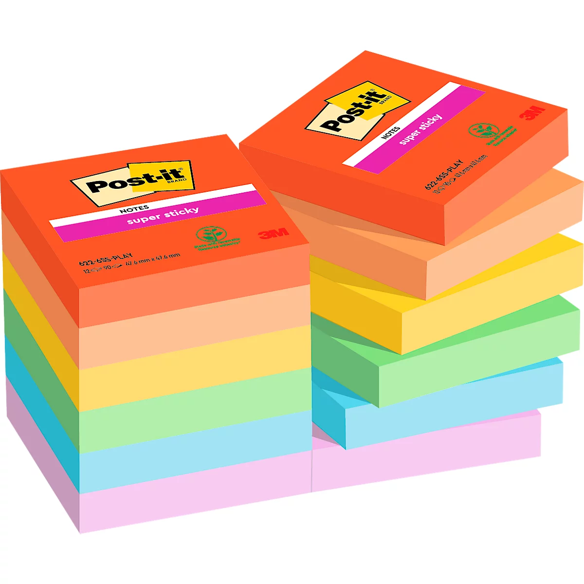 Notes auto-adhésives Super Sticky POST-IT, collection Bora Bora acheter ...