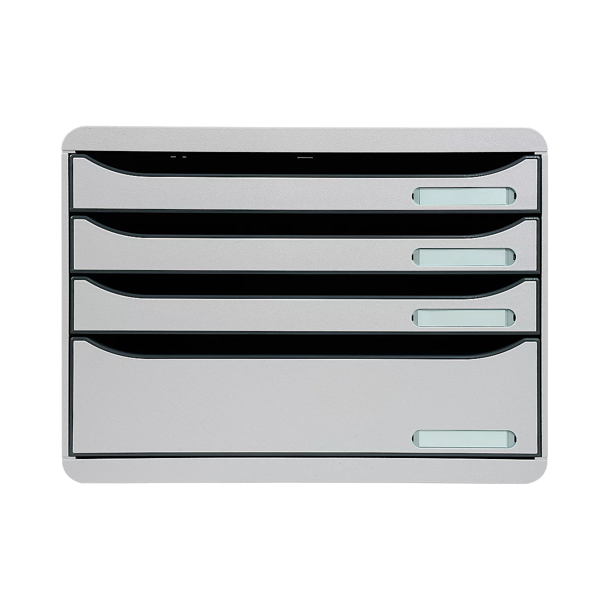 Schubladenbox BIG-BOX PLUS HORIZON QUER, Format A4+, 4 halboffene ...